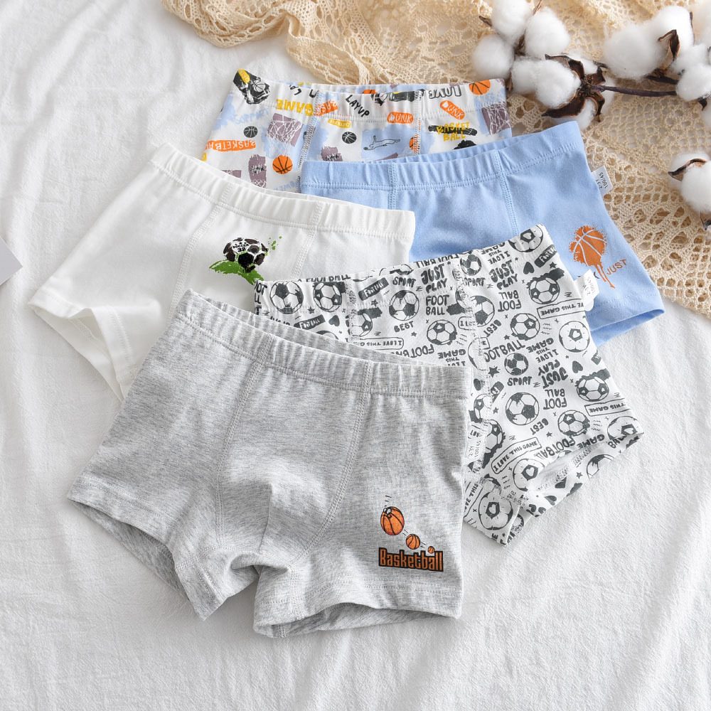 ETX JUST男童内裤儿童平角内裤棉质男童裤头中童学生青少年短裤-阿里巴巴