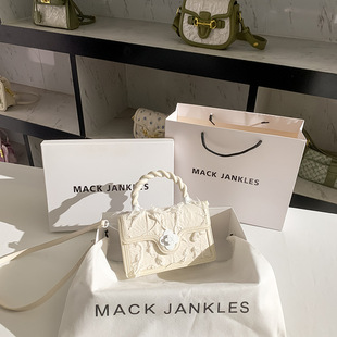 香港Mack Jankles真皮小众设计乞丐包流苏小方包女2023新款斜挎包-阿里巴巴