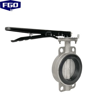 FGO 蝶阀 对夹式软密封蝶阀 D71X-16不锈钢体/铸铁体/碳钢体可选-阿里巴巴
