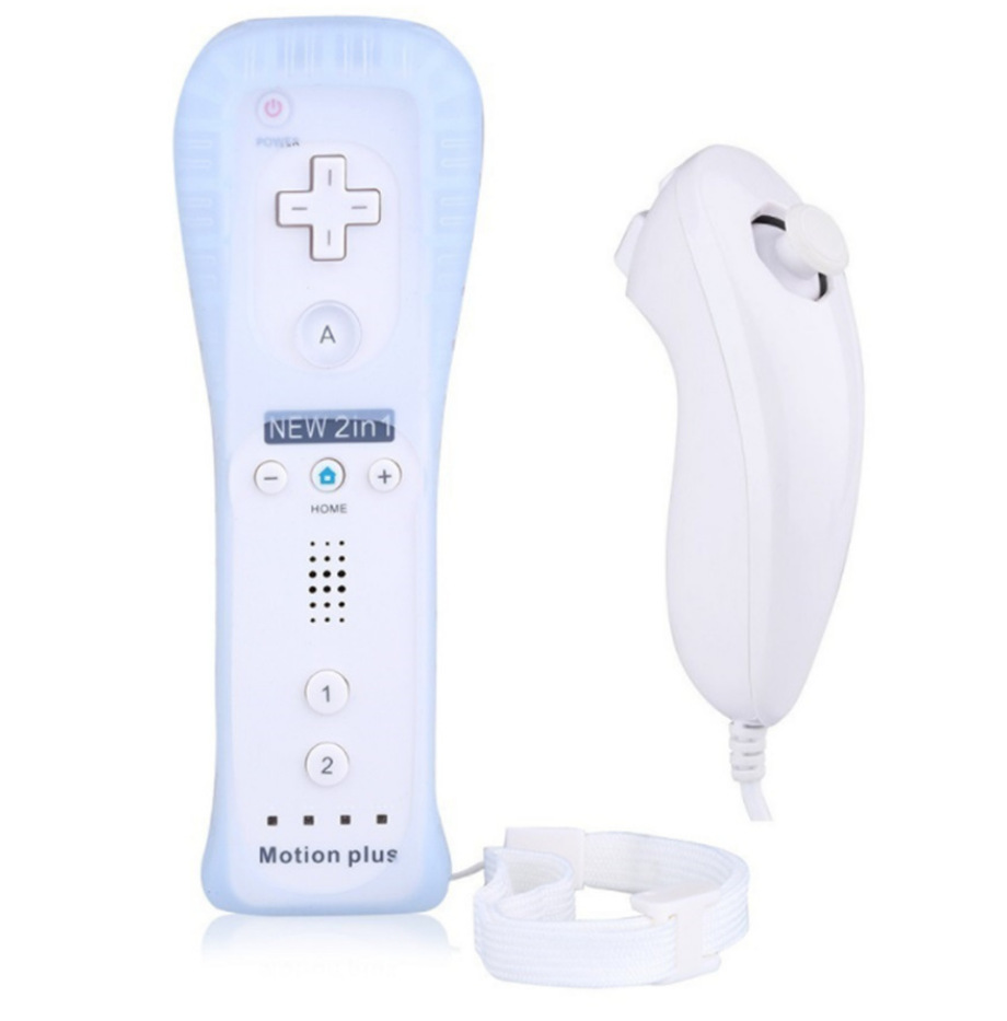 WII手柄 wii2合1左右手柄带加速器中性游戏手柄兼容性100%-阿里巴巴