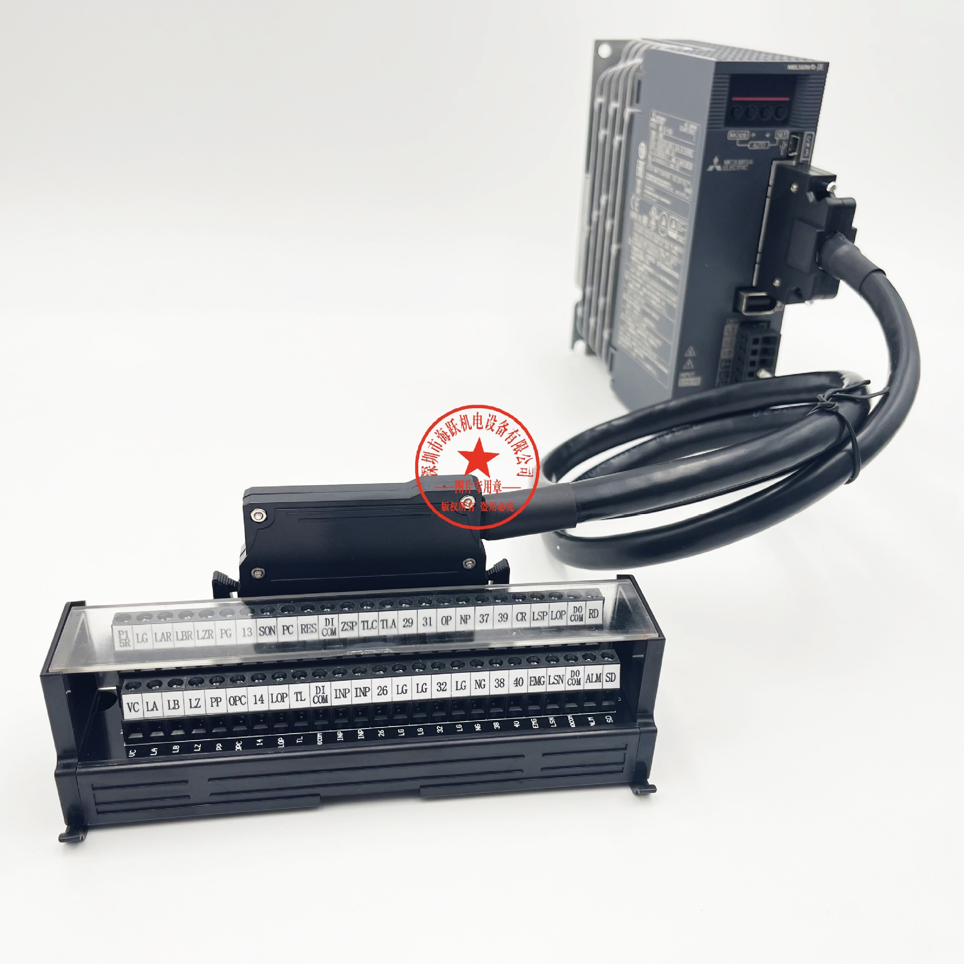 MR-TB50 三菱伺服MR-JE-A MR-J3-A MR-J4-A省配线端子排 50位欧式-阿里巴巴