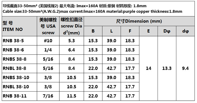 圆形裸端子 RNB1.25-3紫铜镀锡冷压接线端子O型接线耳铜鼻子-阿里巴巴