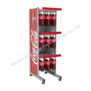 三层可乐货架 厂家批发定制喷涂货架展架饮料展示架展架商超促销-阿里巴巴