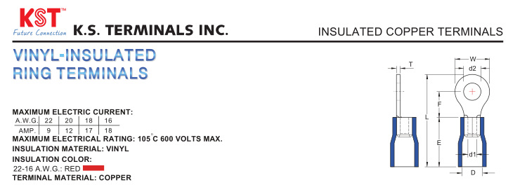 台湾KST健和兴RVS2-4 RVL2-5RV2-6/8圆形预绝缘接线端头2.5平方-阿里巴巴