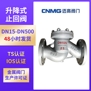 止回阀 升降式止回阀 H41H-16C法兰止回阀 铸钢止回阀-阿里巴巴