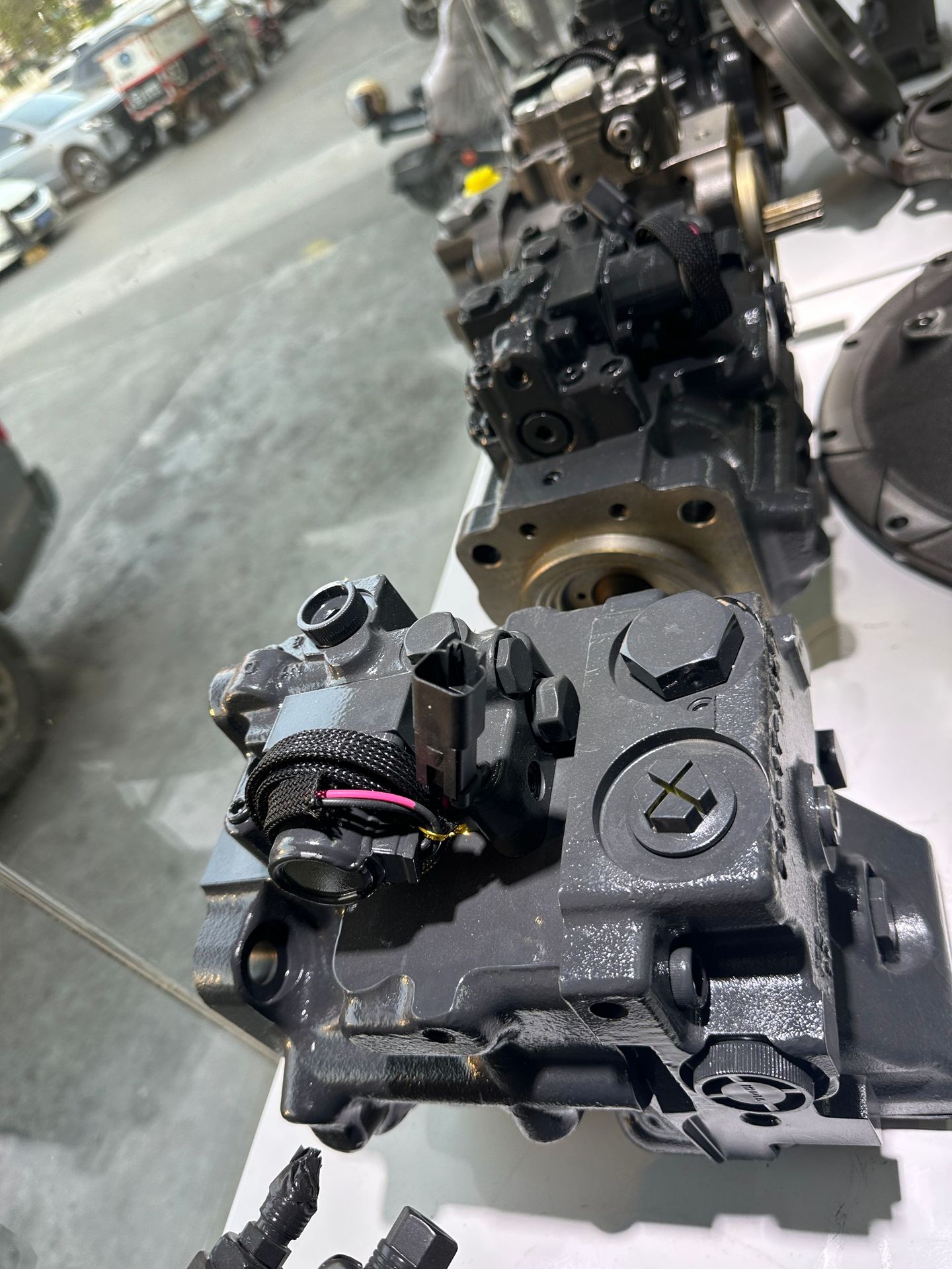 小松装载机 推土机 D375 WA380-6 风扇泵 工作泵-阿里巴巴