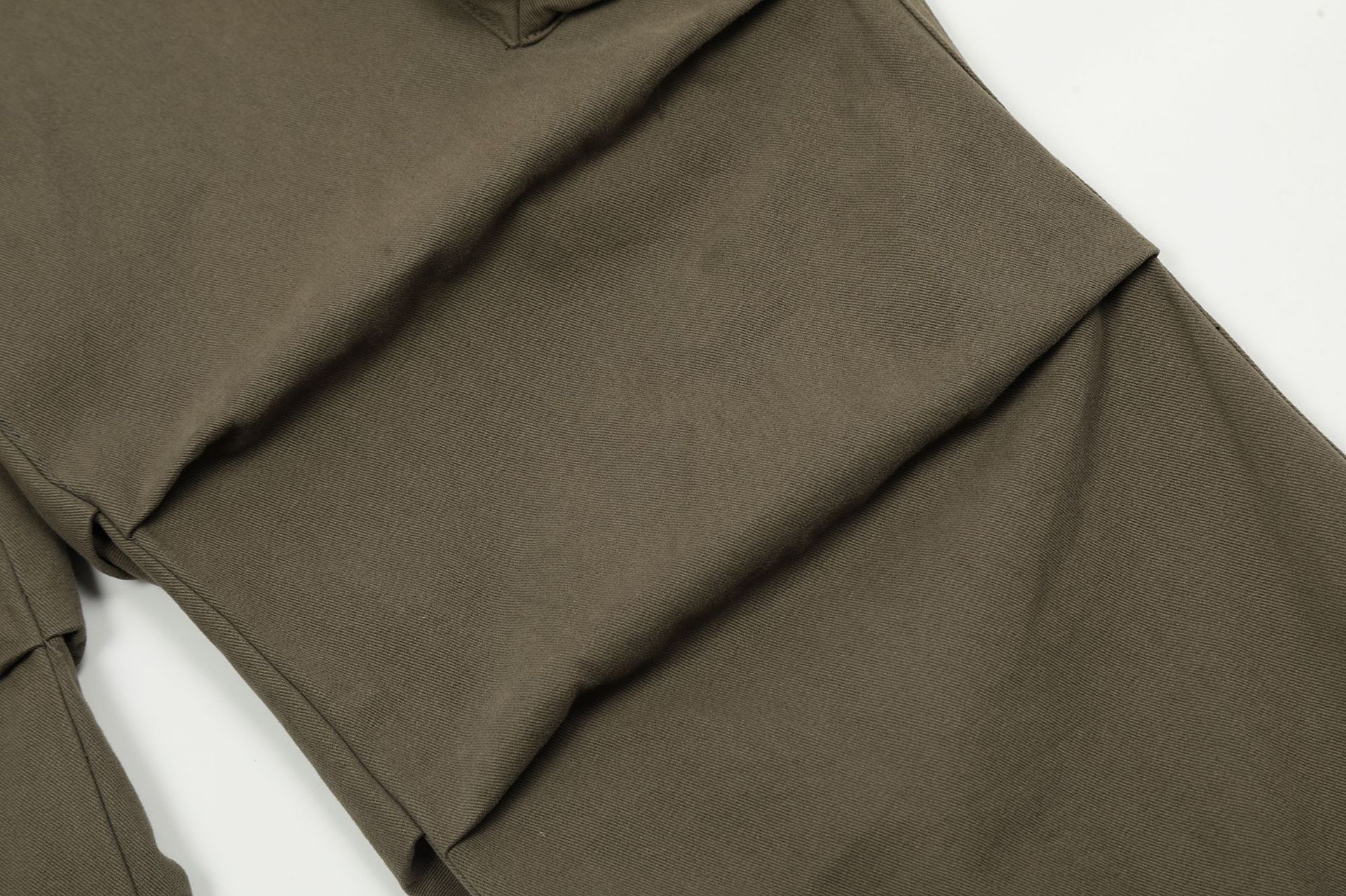 11KN美式工装裤褶皱设计感vibe直筒阔腿裤Cleanfit抽绳宽松休闲裤-阿里巴巴