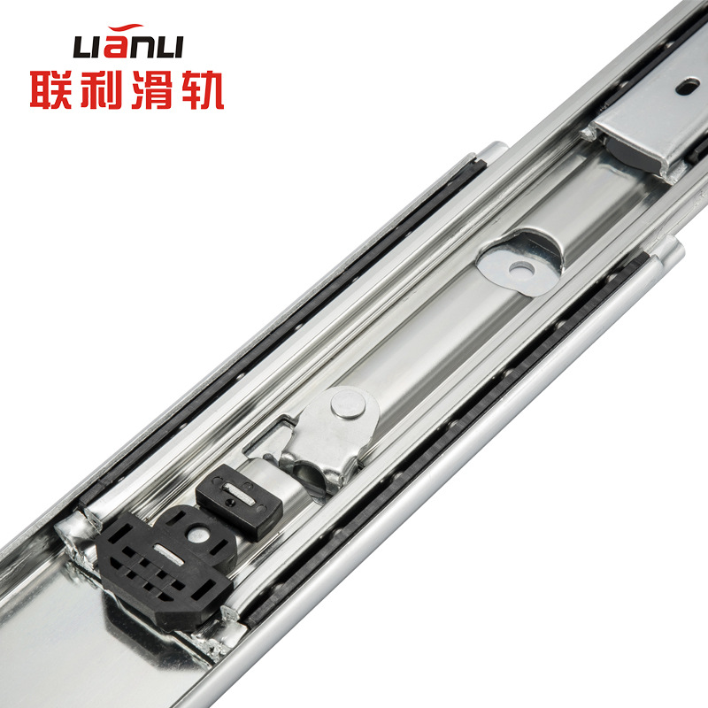 IDB31重载型76宽系列三节式工业滑轨全长伸展镀锌重型承重滑轨-阿里巴巴