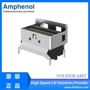 Amphenol SFF-8654 LP SlimSAS 4i 38Pin 连接器 U10-E038-240T-阿里巴巴