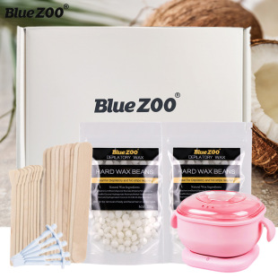 BlueZOO便捷折叠硅胶融蜡机免纸无松香脱毛蜜蜡豆脱毛硬蜡6件套装-阿里巴巴