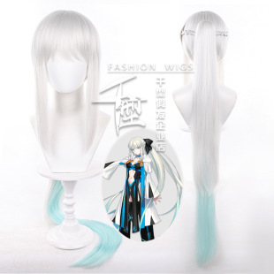 【绿箩】 FGO/Fatego 摩根 cos假发 虎口夹马尾-阿里巴巴