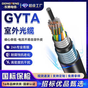 东腾GYTA/TS通信室外单模光缆4/6/8/12/16/24/48芯adss光纤线-阿里巴巴