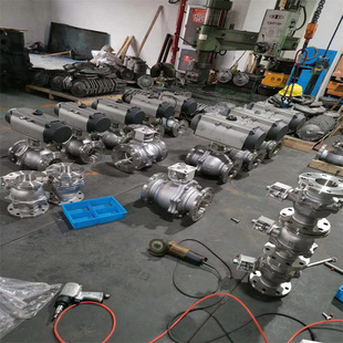 Q641H-16C DN80气闭型单作用气动快切阀Q641H-16C法兰硬密封球阀-阿里巴巴