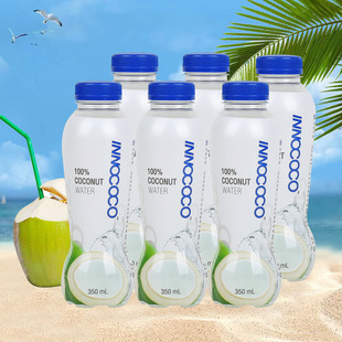 INNOCOCO泰国进口100%纯天然椰子水350ml*6瓶NFC补水电解质饮料-阿里巴巴