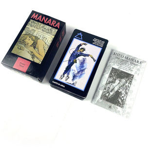 12*7cm MANARA Tarot Deck 玛娜拉塔罗牌 英语 原版尺寸-阿里巴巴