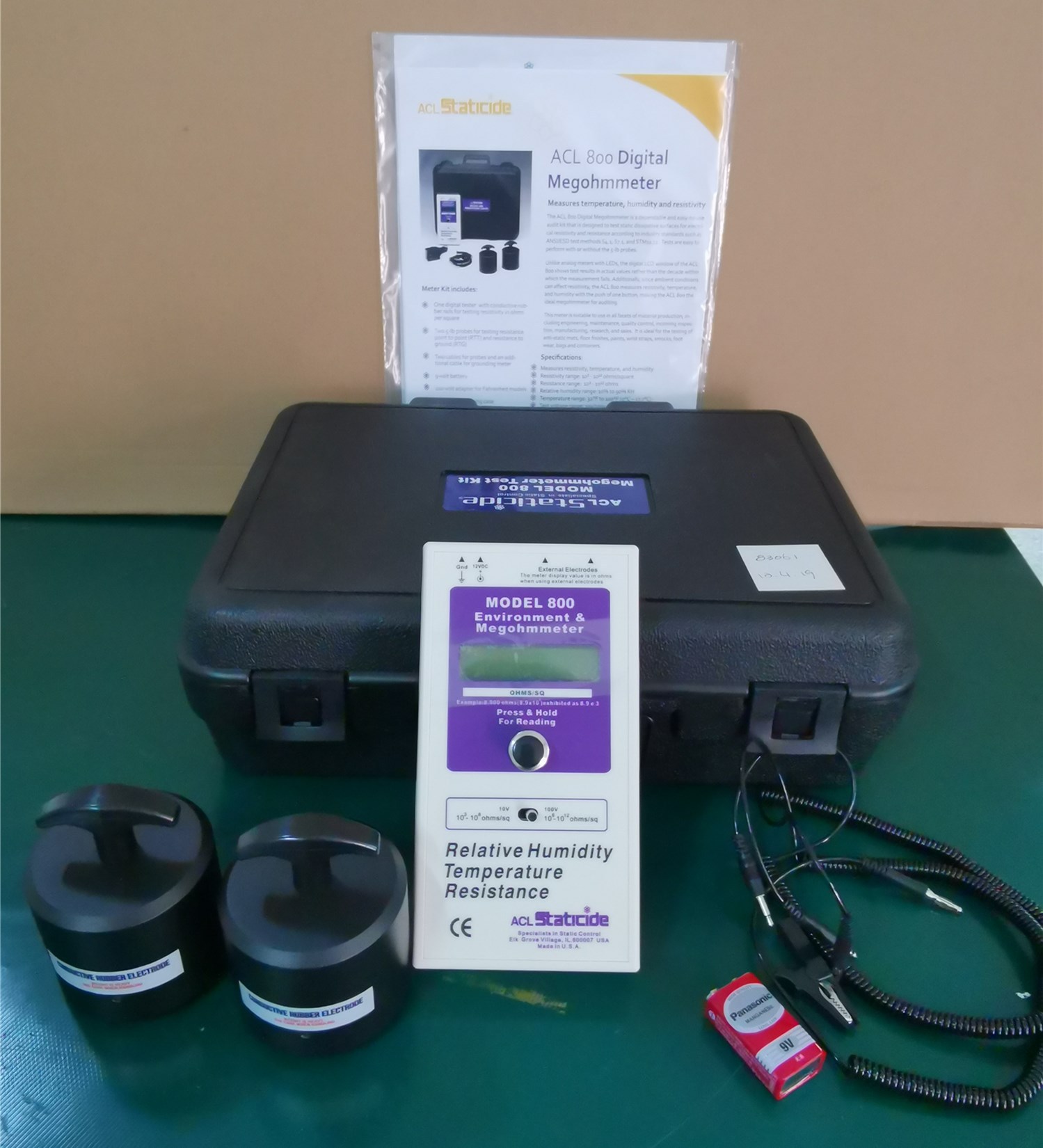 ACL-800表面电阻测试仪MODEL800防静电检测仪ACL Staticide-阿里巴巴