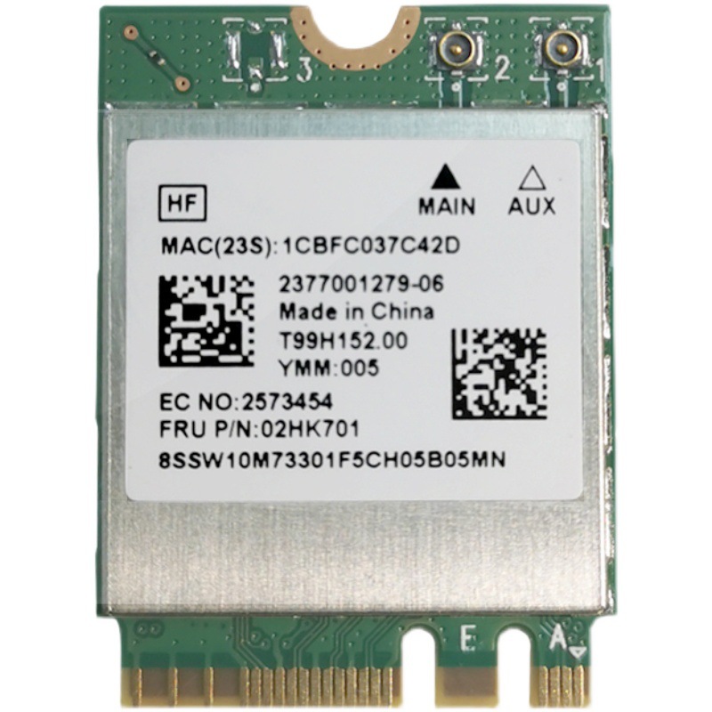 RTL8822CE AW-CB375NF 5G双频千兆内置无线网卡 5.1蓝牙M.2 1200M-阿里巴巴