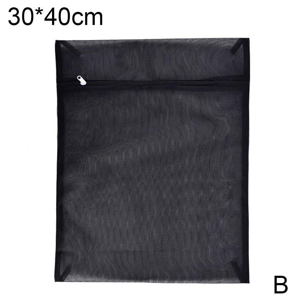 4 Size Zipper Black Mesh Laundry Bag Protective Net Foldable-阿里巴巴
