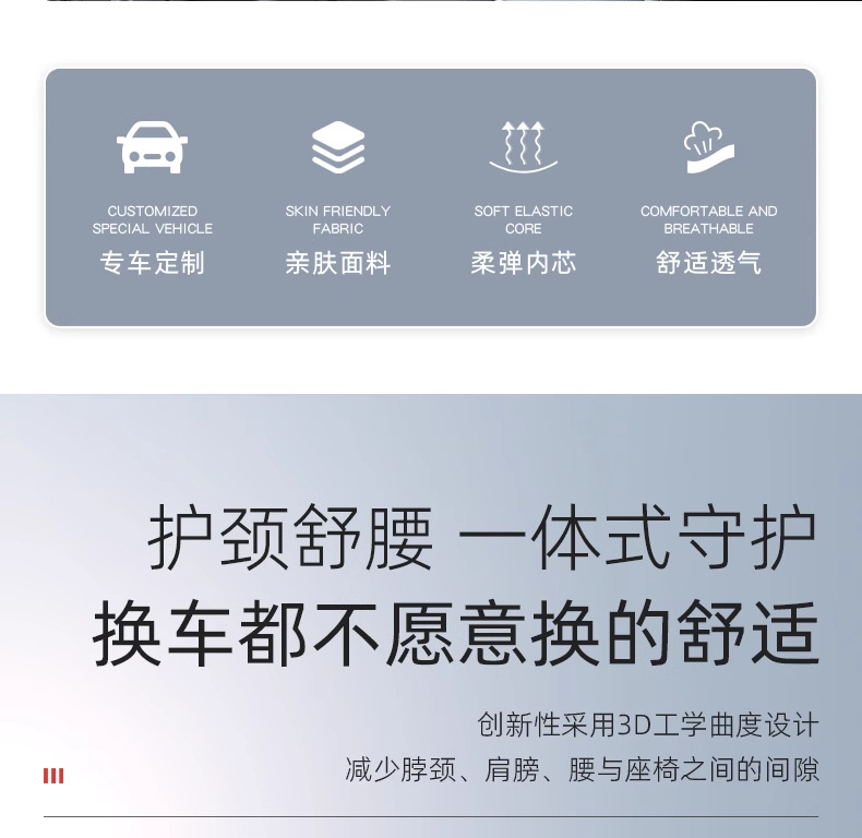 专用于25款小鹏P7+头枕腰靠P7i腰托内饰座椅改装透气散热汽车用品-阿里巴巴