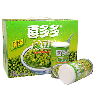 喜多多绿豆汤罐头370g*12罐整箱夏季早餐粥八宝粥夏日饮料-阿里巴巴
