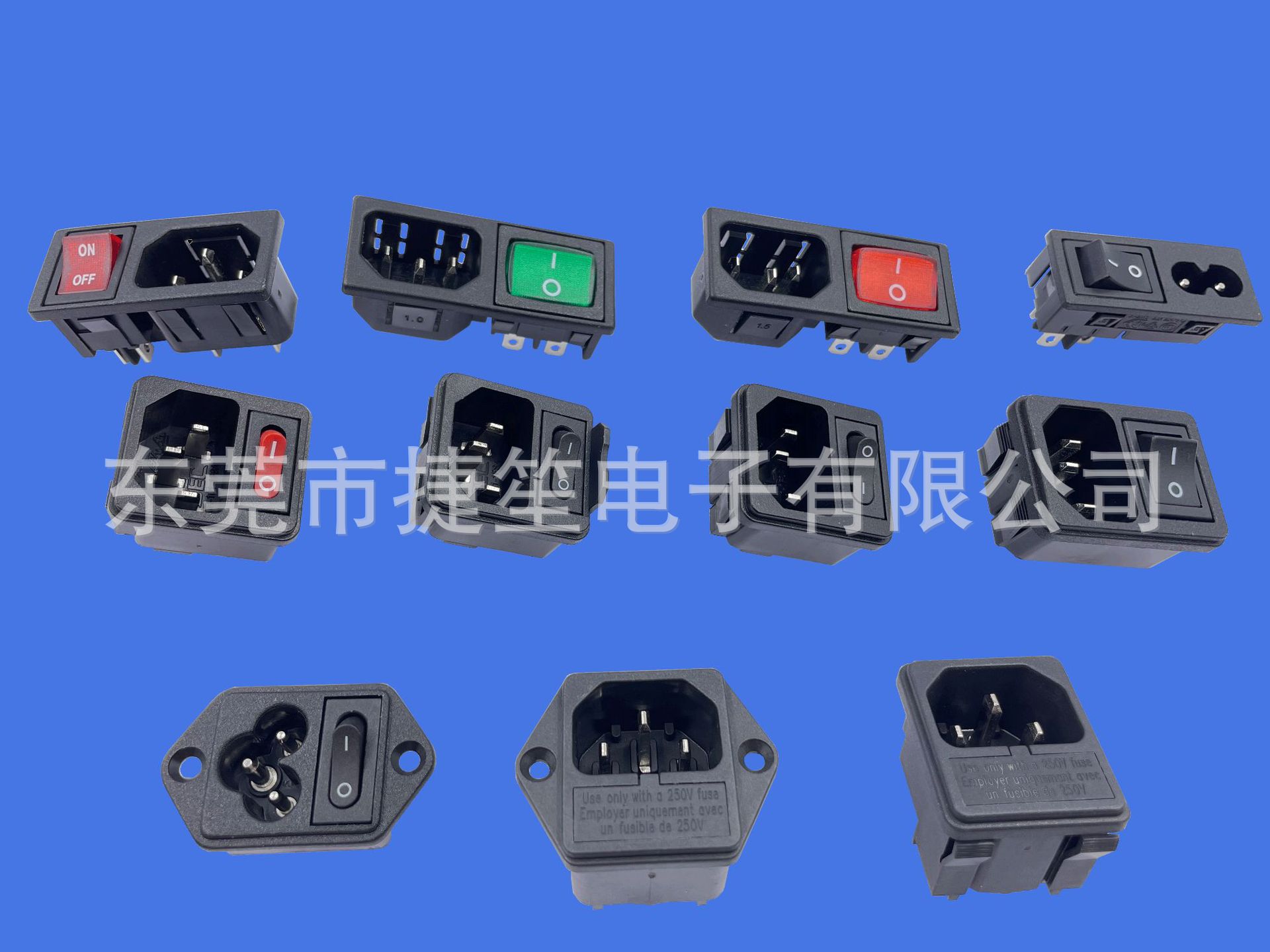 台湾JEC插座JR-101-1F(N)可切换电压插座 音响专用插座螺丝孔固定-阿里巴巴