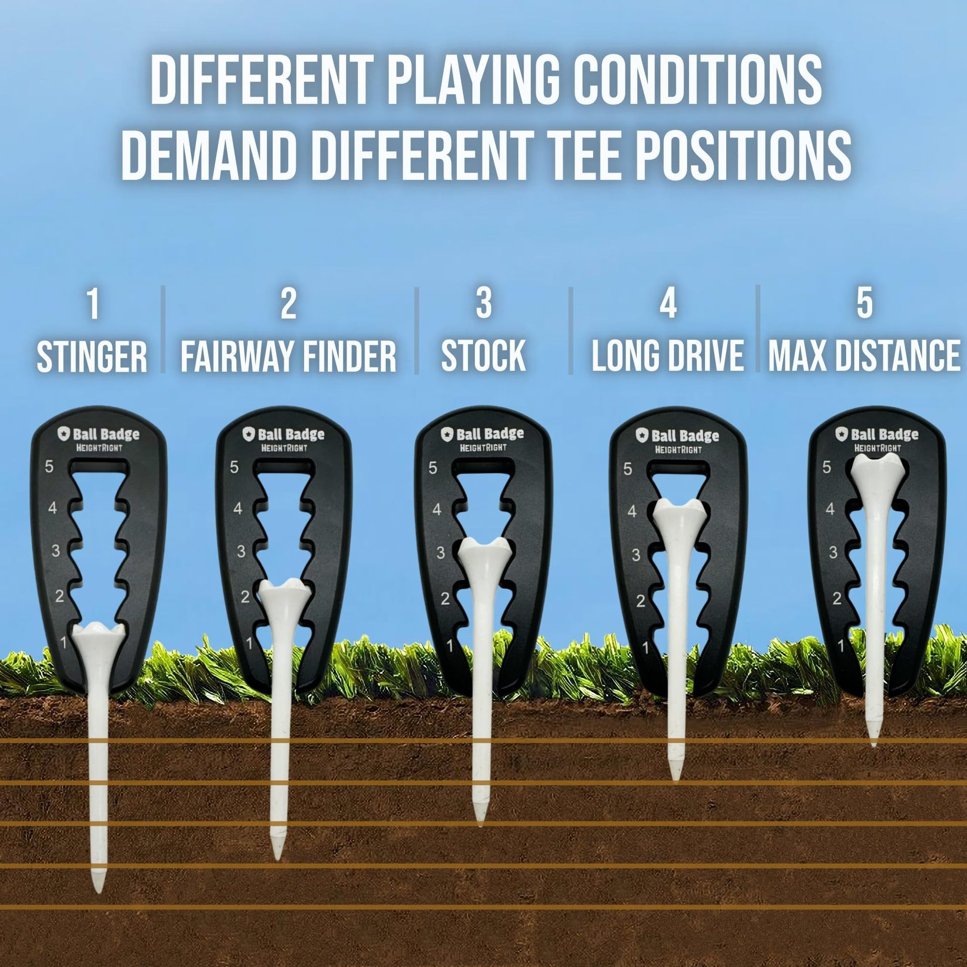 现货 新品Golf Tee Height Tool高尔夫球座高度调整器球钉设定器-阿里巴巴