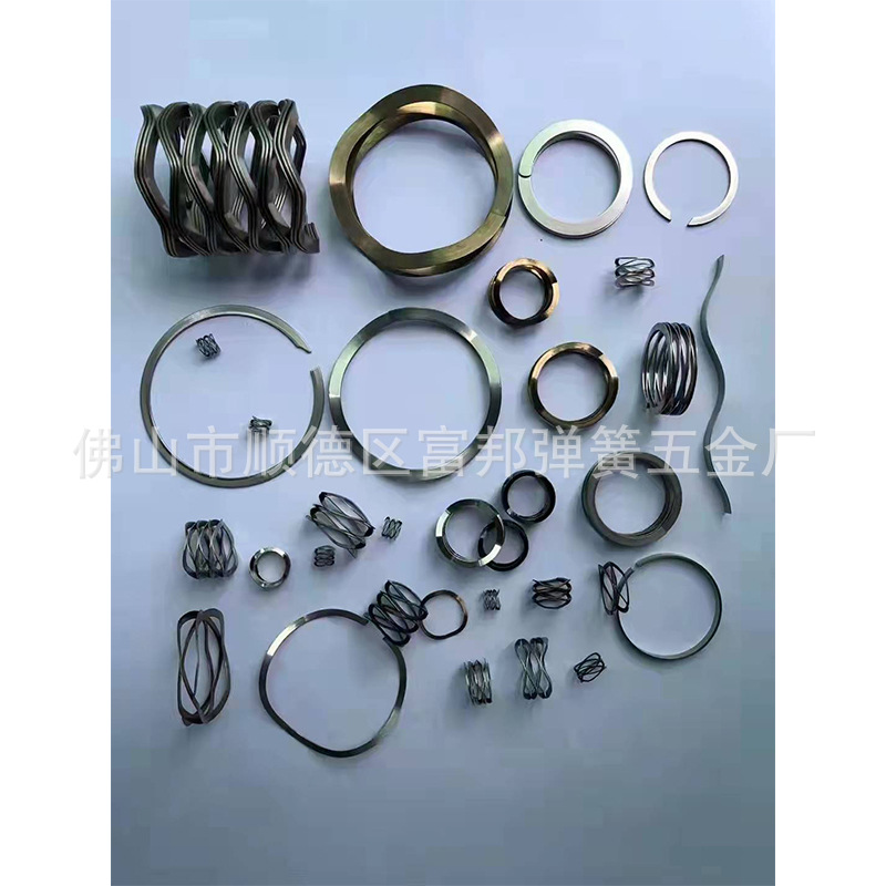 304波簧耐高温腐蚀单层搭口波簧 多层波形弹簧 平端对顶波形弹簧-阿里巴巴