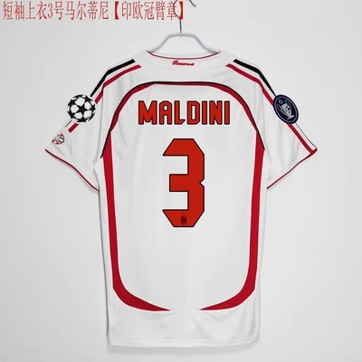 0607AC米兰复古球衣欧冠决赛版22号卡卡客场短长袖ac因扎吉足球服-阿里巴巴