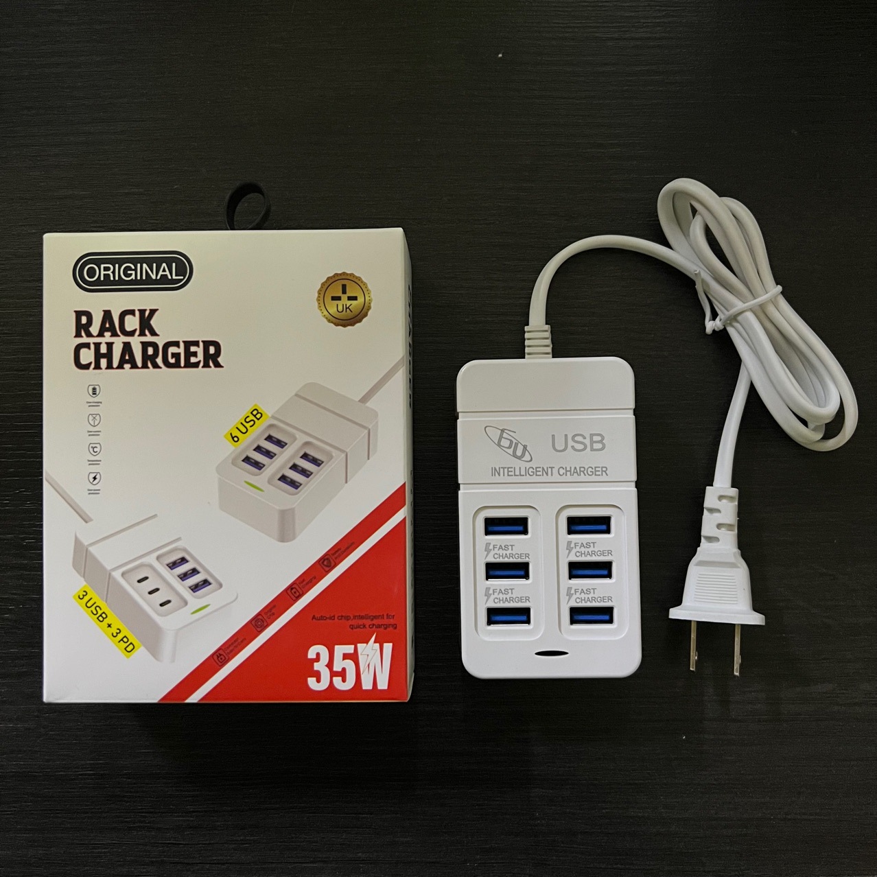 新款排插充电器6usb多口pd手机充头延长线快充插座安卓通用35w-阿里巴巴