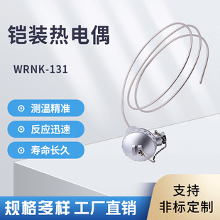K型铠装电热偶WRNK-131温度传感器探头PT100热电阻装配式热电偶-阿里巴巴
