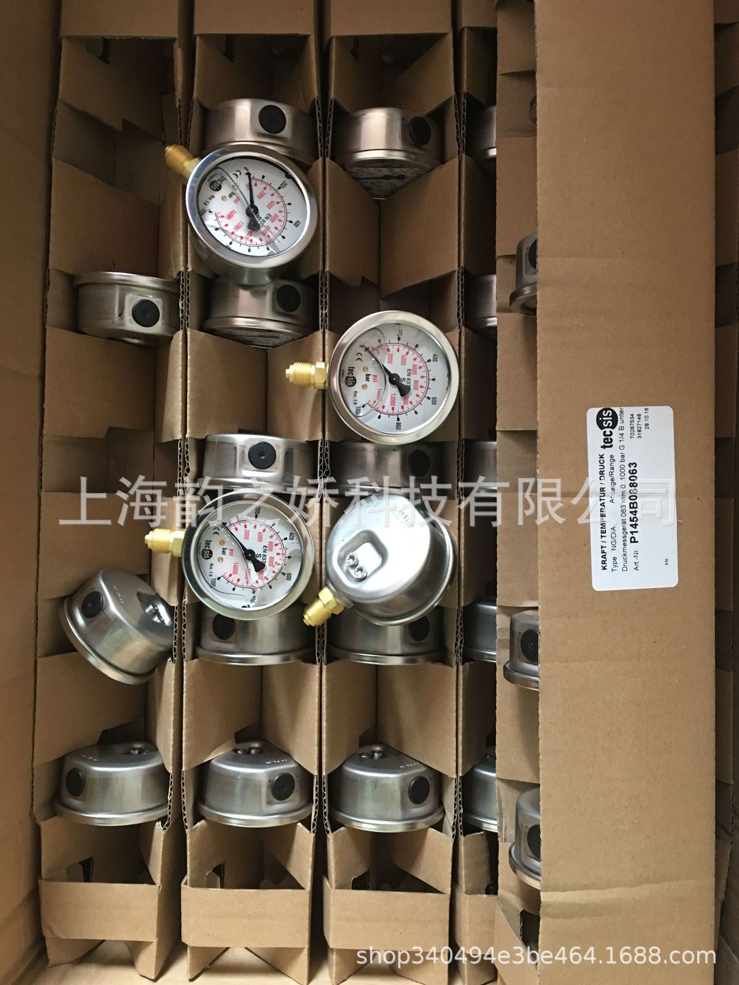 德国TECSIS泰科思机械耐震压力表63径向G1/4 P1454-1mpa 10bar-阿里巴巴