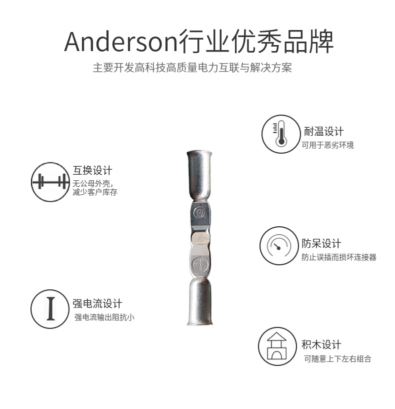 ANDERSON安德森SB50镀银端子5952-BK APP 100%原装正品-阿里巴巴