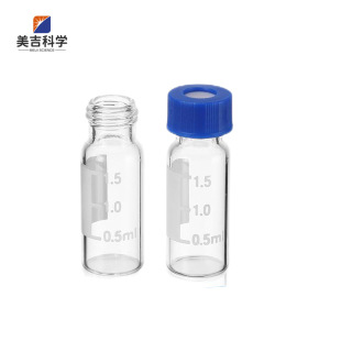 9-425广口1.5ml透明进样瓶2ml螺纹样品瓶带刻度书写处色谱进样瓶-阿里巴巴