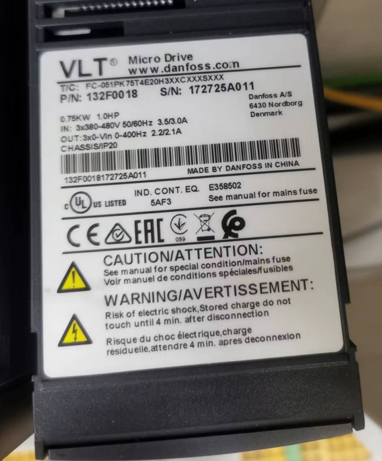 原装现货 FC-051PK75T4E20H3XX 丹佛斯变频器 132F0018三相0.75KW-阿里巴巴