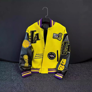 REPRESENT LAIF字母刺绣毛呢棒球服夹克外套男女美式潮牌高街秋冬-阿里巴巴