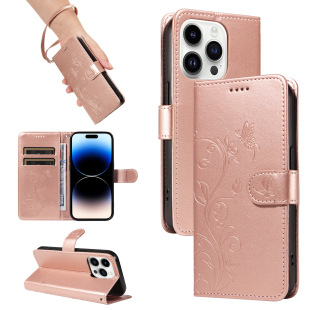 适用iphone15Promax压花皮套苹果1121314翻盖插卡15/14Pro保护套-阿里巴巴