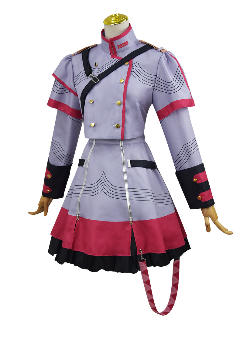 虚拟vtuber Synthesizer V 重音Teto同款cosplay 二次元动漫服装-阿里巴巴