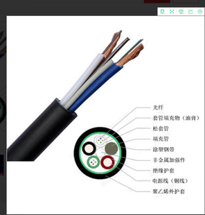 4芯光缆 RVV3* 1.0光电复合缆 电源光纤复合缆-阿里巴巴