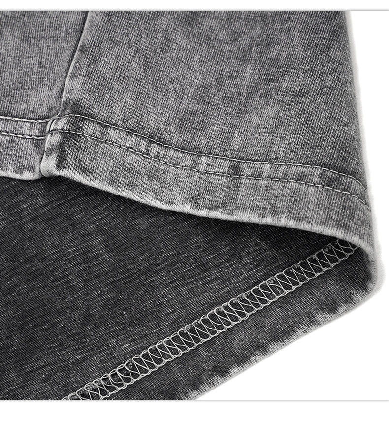 RFSD男装|巴家平替新款水洗圆领短袖美式285G重磅潮牌T恤男-阿里巴巴