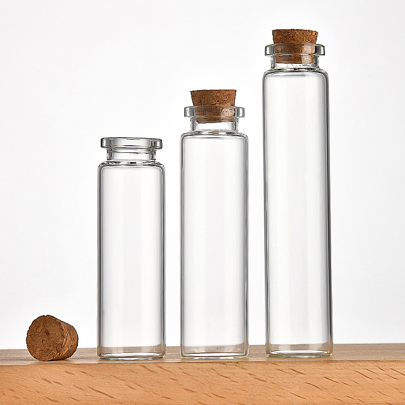 22mm diameter bayonet cork tube bottle making transparent glass bottle ...