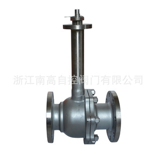 美标不锈钢低温球阀DQ41F-16P 软密封加长杆法兰切断阀 南高阀门-阿里巴巴
