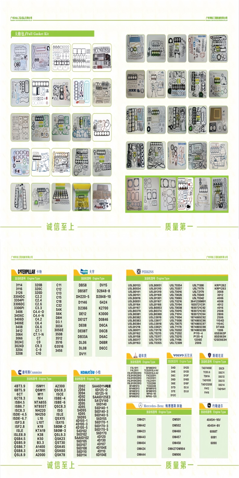斯堪尼亚 DC11 DC12 DT12 发动机垫片修理包 大修包 气缸垫-阿里巴巴