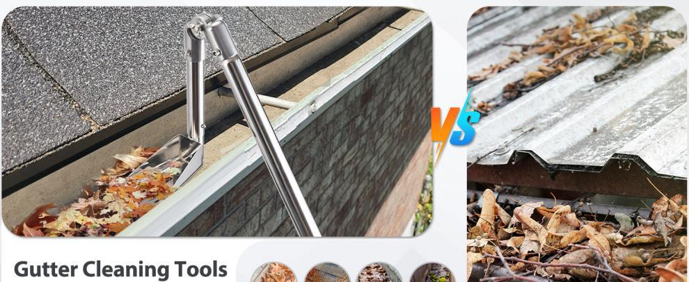 Gutter Guard Gutter Cleaning Tools, 5FT Long Pole & Gutt-阿里巴巴