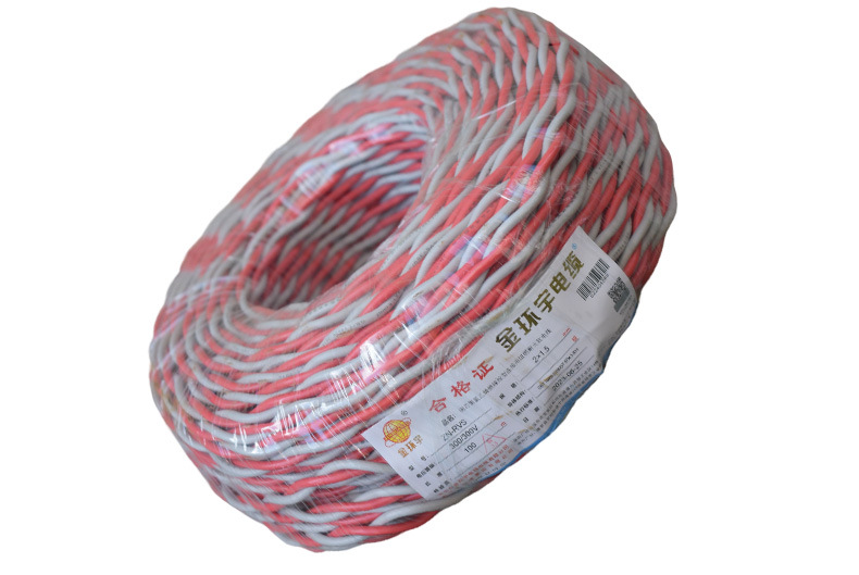 金环宇电线电缆 花线ZN-RVS 2x1.5 工程消防信号灯头线-阿里巴巴