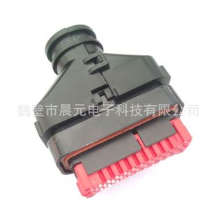 2389807-1汽车线束连接器国产尾夹防护后壳适配35孔护套776164-1-阿里巴巴