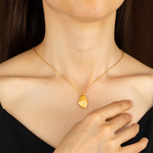 LOFTILY女款热销创意轻奢真钻不规则石头造型吊坠项链饰品diy-阿里巴巴