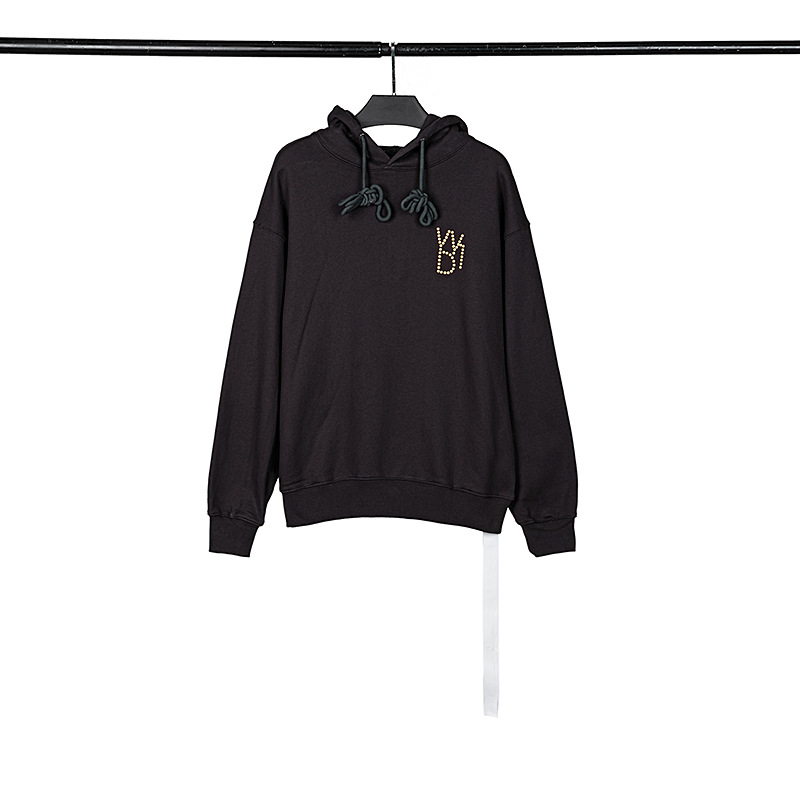 WE11韩版字母珍珠LOGO重工烫钻皮标WELL潮FOG连帽衫卫衣ZGPB-阿里巴巴