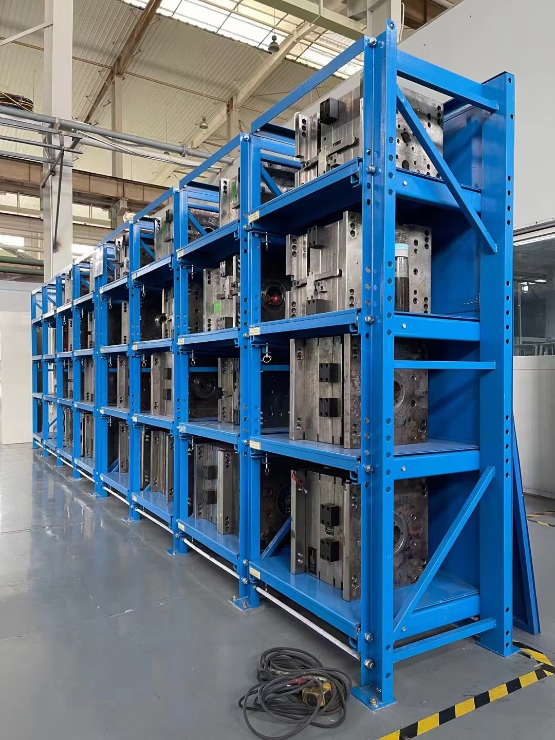 深圳带天车葫芦模具存放架车间重型抽屉式模具整理架模二手模具架-阿里巴巴