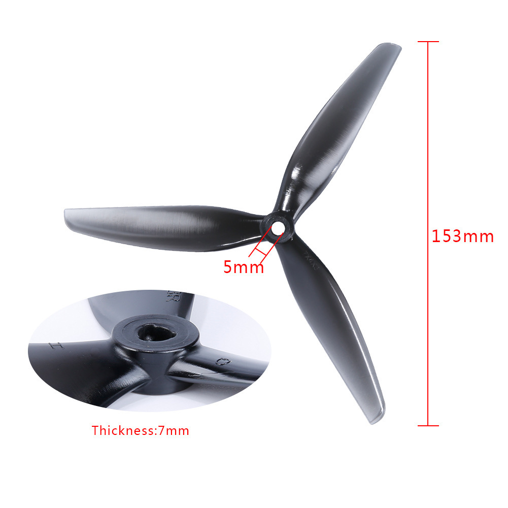 HQProp DP7X4X3 7*4*3 PC HQ桨7040 7寸3叶穿越机 螺旋桨叶-阿里巴巴