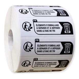 Triman法国环保标标识标签包装Temu儿童玩具 纺织 电子电器标签-阿里巴巴